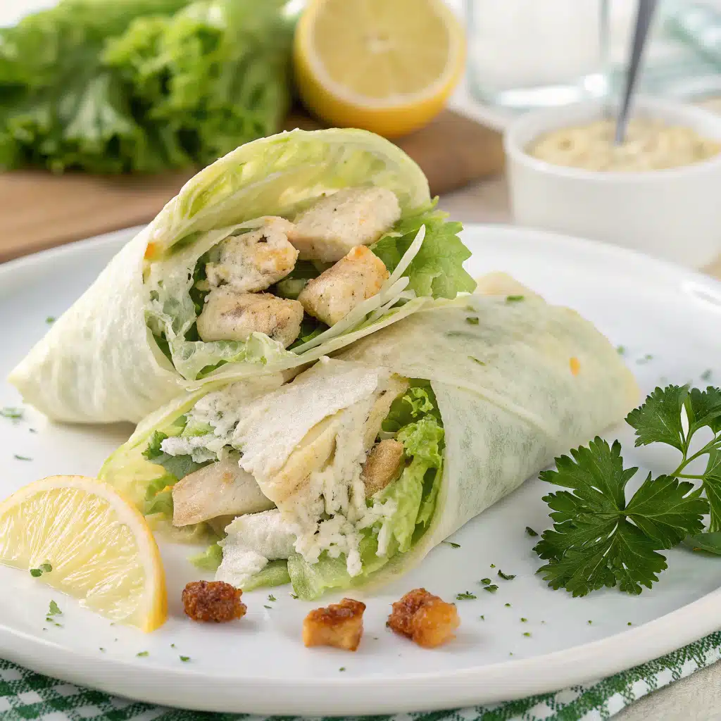 Chicken Caesar Salad Wrap: Best Easy Homemade Recipe