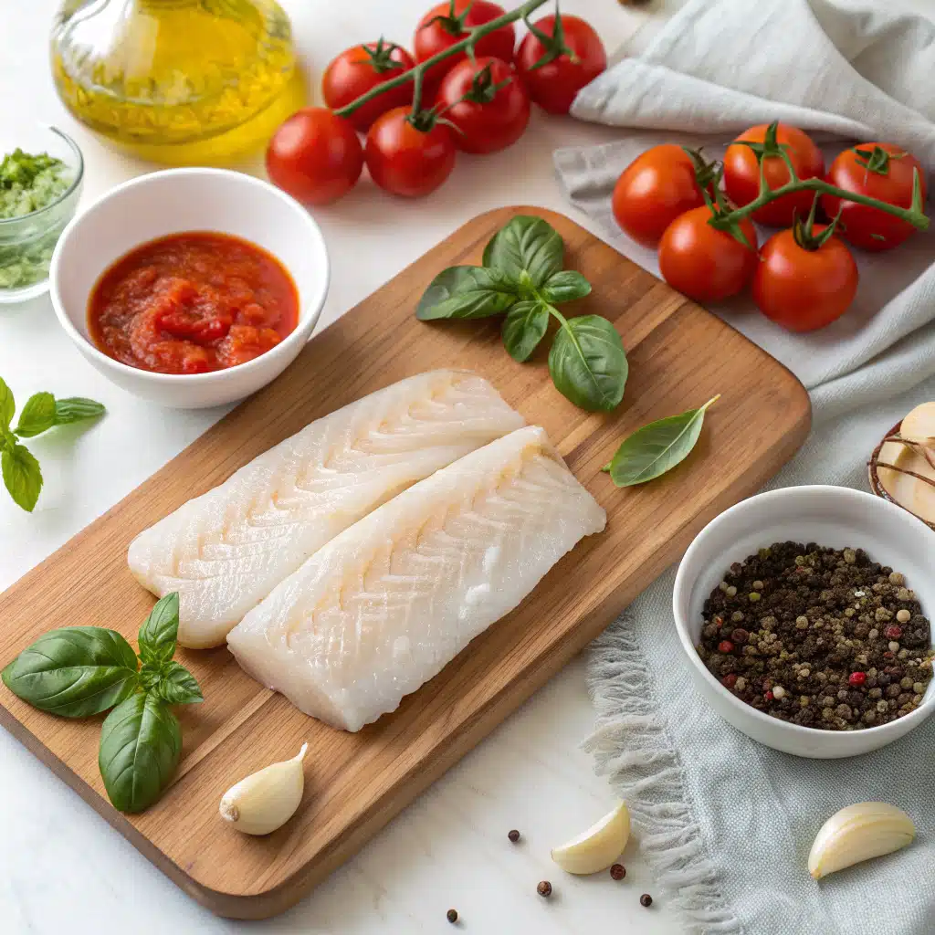 Best Cod in Tomato Basil Sauce Recipe | Delicious Mediterranean Delight