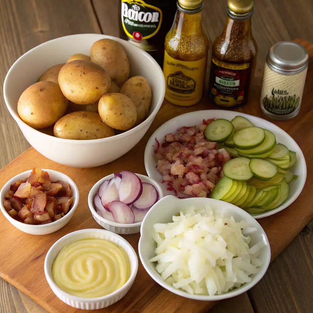 German Potato Salad: Authentic Bacon & Vinegar Recipe