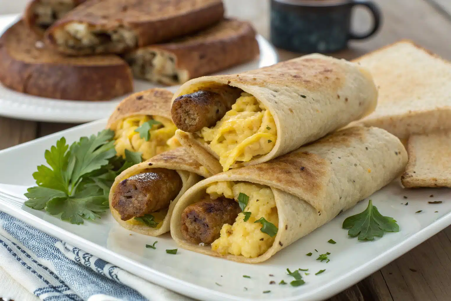 Sausage Breakfast Wraps: Best Make-Ahead Morning Meal
