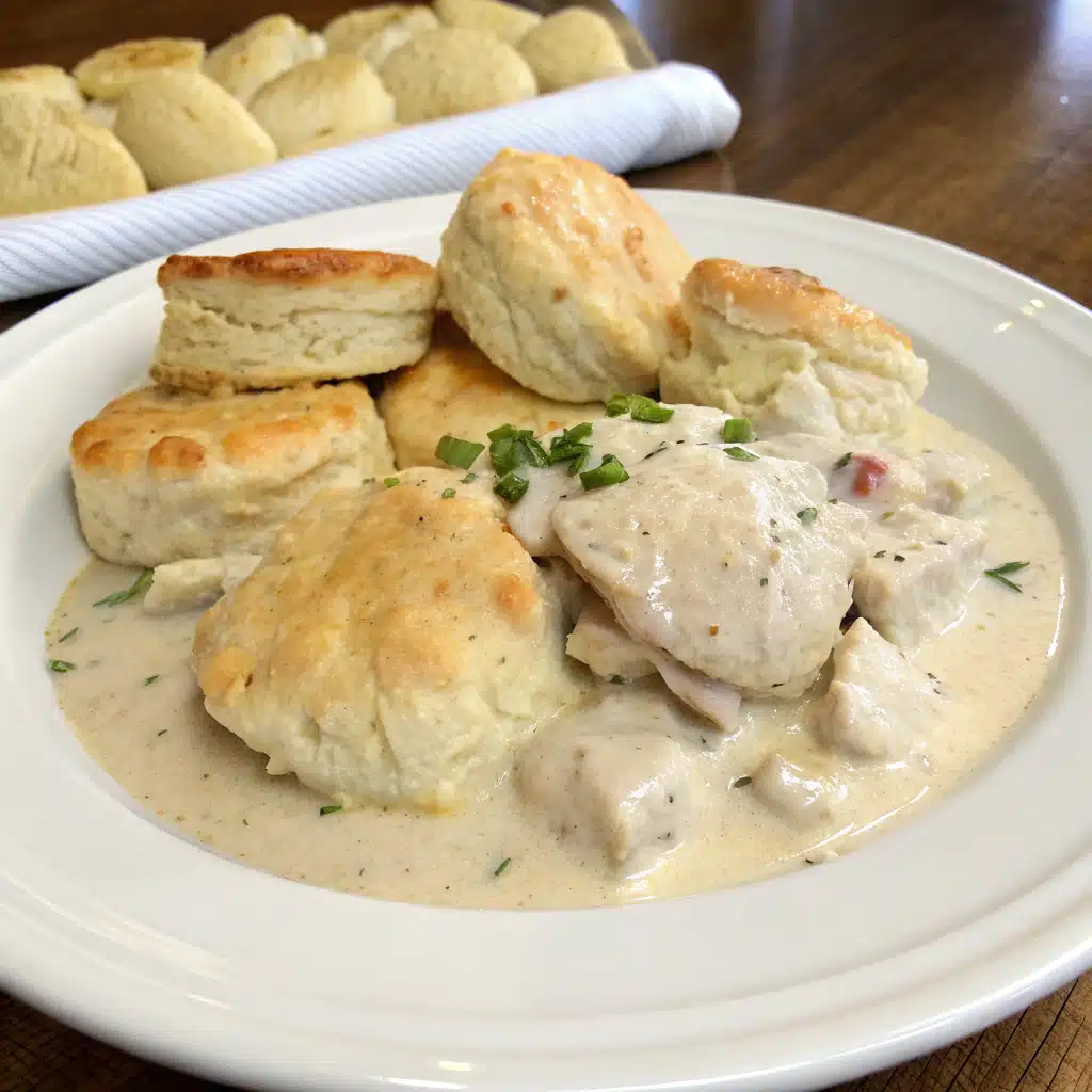 Creamed Chicken Southern Biscuits: Best Classic Comfort Recipe