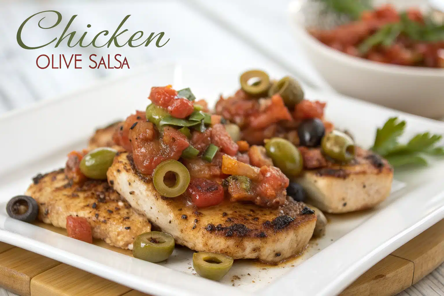 Best Chicken with Olive Salsa: Mediterranean Flavor Explosion
