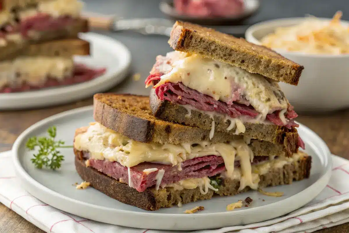 Baked Reuben Sandwiches - Easy Irresistible Lunch Delight