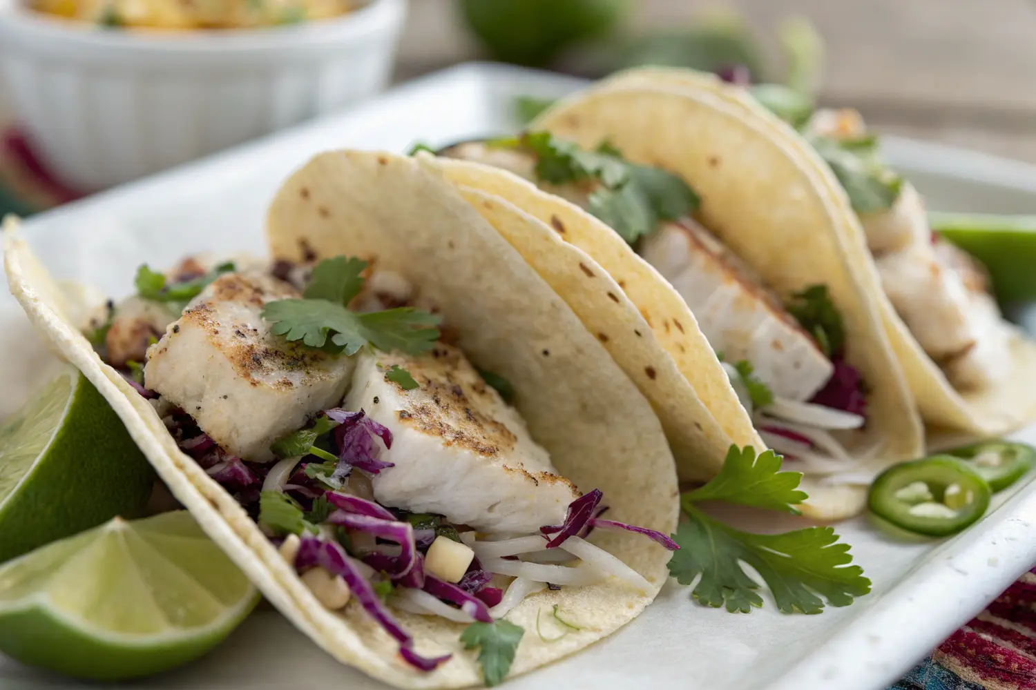 fish tacos chili lime slaw - Easy and bold flavor