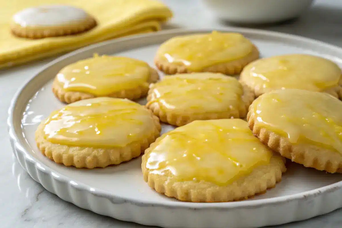 Sweet Glazed Lemon Cookies - Easy and Irresistible Treat