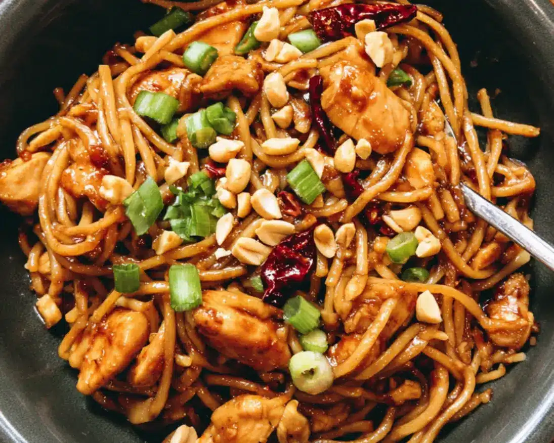 30-Minute Kung Pao Chicken Noodles | Better Than Takeout