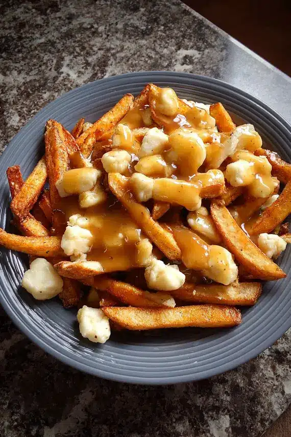 Authentic Cheese Curds Fries Gravy: Homemade Poutine Recipe